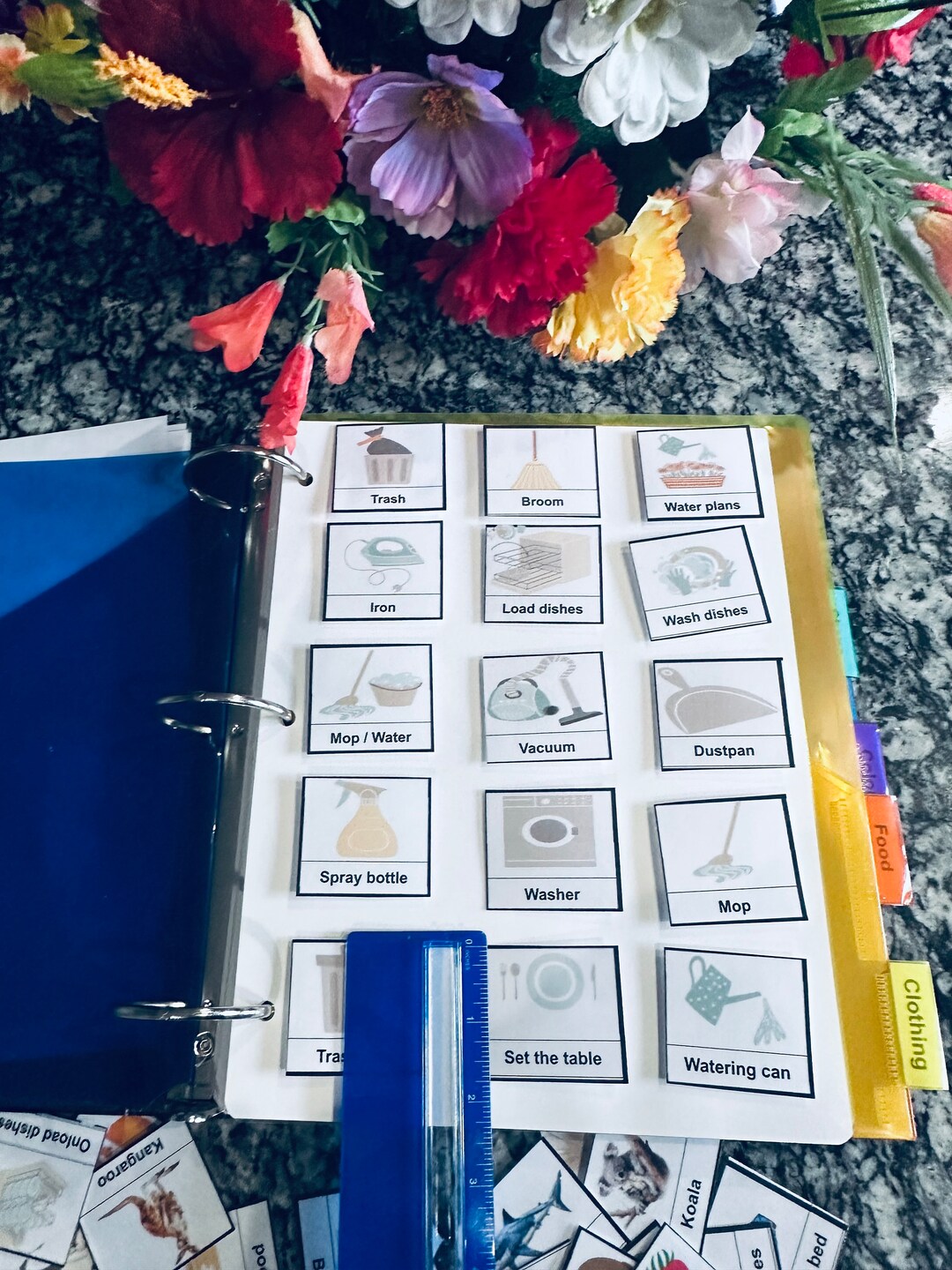 300 Pictures Cards Therapy Communications Icons Speech ABA OT Teacher ...