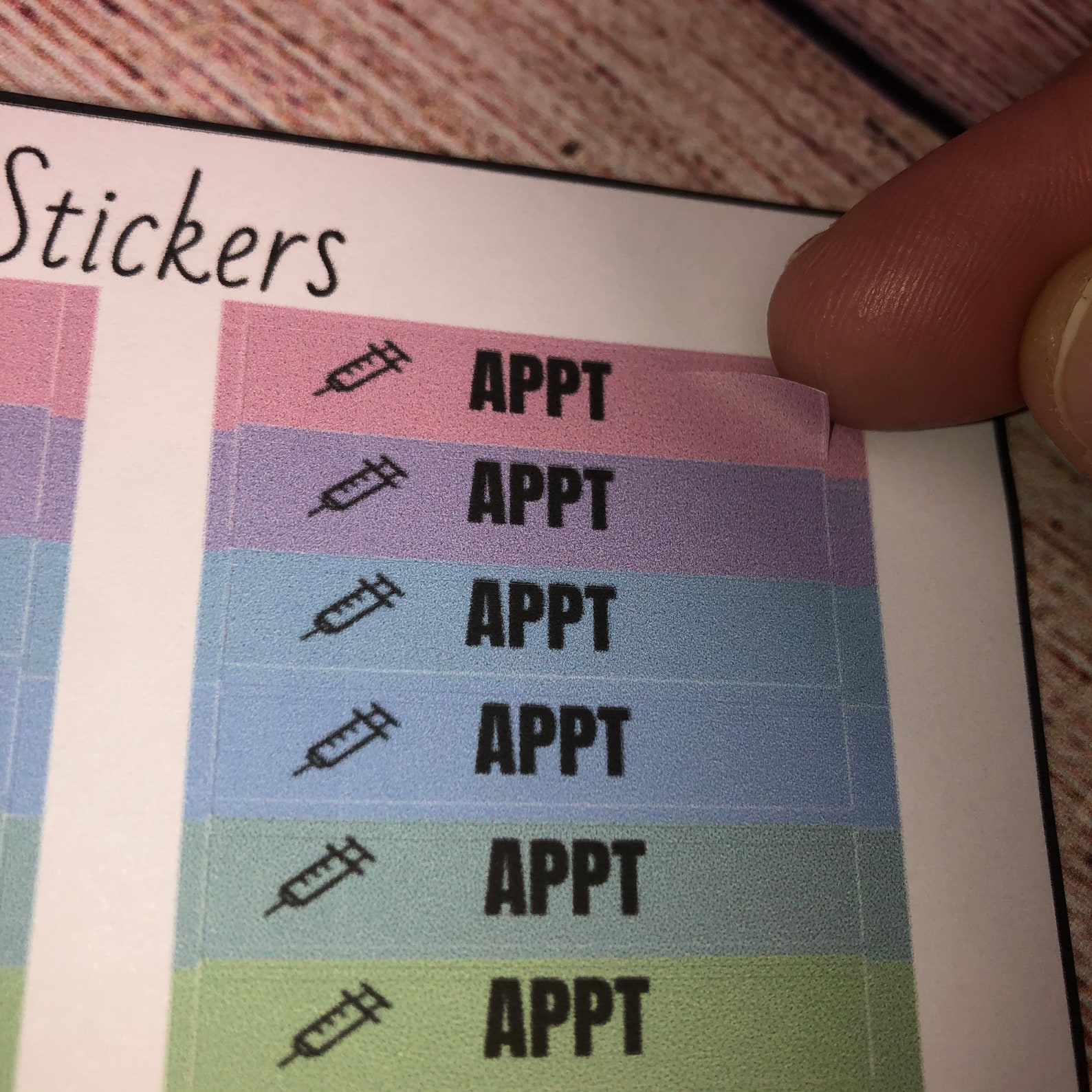 Appointments Stickers/ Appt Stickers /to Do Sticker/reminder Sticker ...