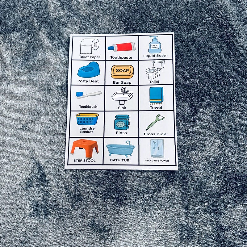 Bathroom Icon Pecs - Etsy