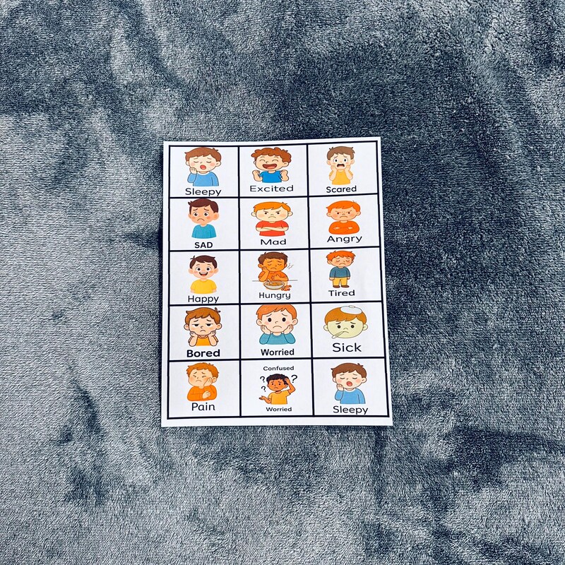 Pecs Emotions - Etsy