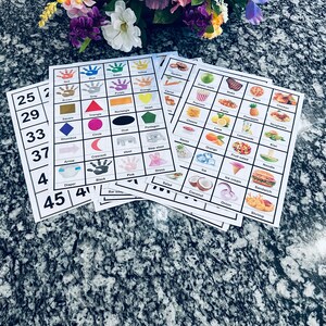1,000 Pec Kids Picture Cards Visual Communication Speech Therapy ABA ...