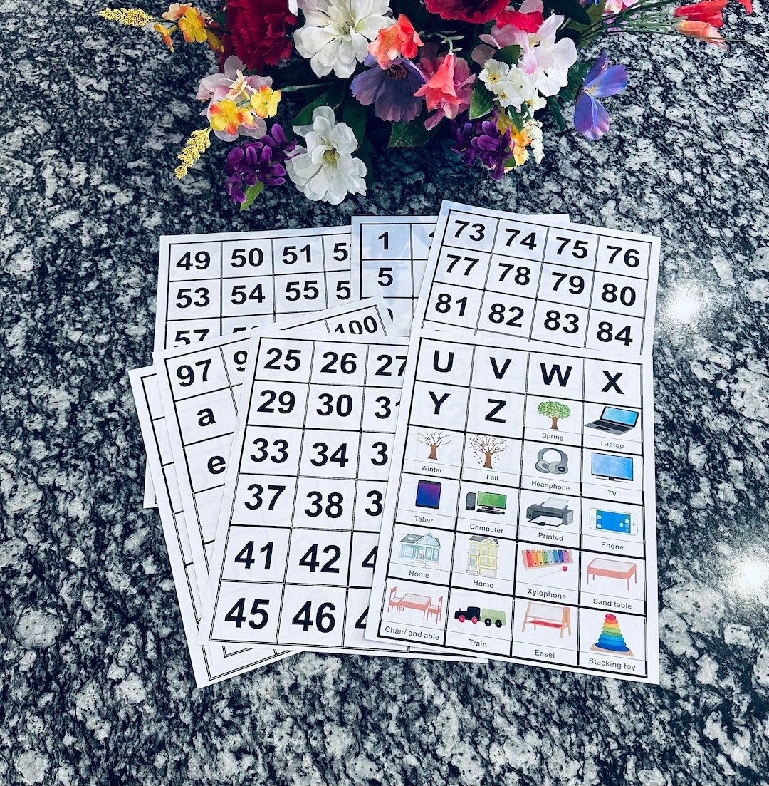 380 Pec, Preschool Printable Learning Bundle | Numbers 1–100 Chart ...