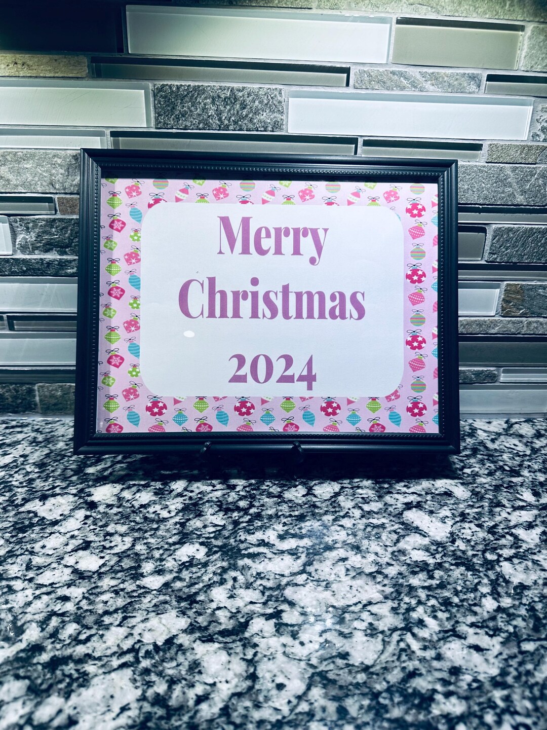 Pink Merry Christmas 2024 Kids Pictures Decoration Teacher Door Wall ...