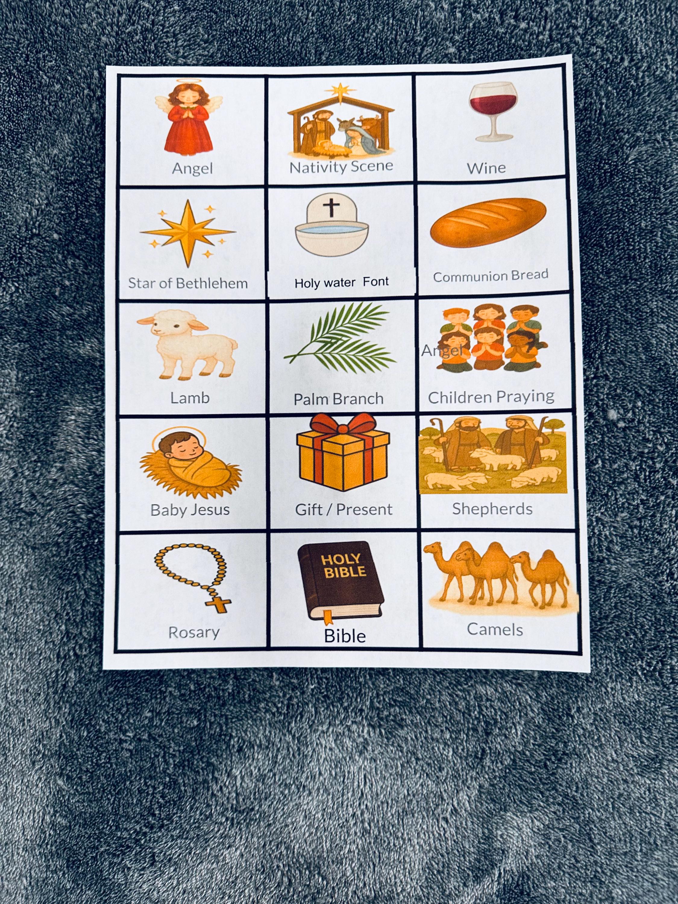 15 Pec, Catholic Symbols Picture Cards | Christian Visual Vocabulary ...