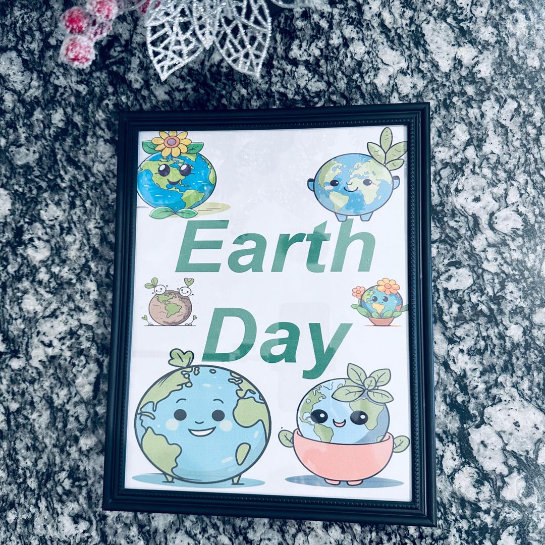 Planet Earth Day USA, Homeschool Teachers Classroom Poster Door Sign ...