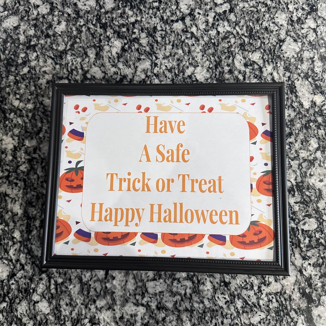 Have a Safe Trick or Treat Happy Halloween Teacher Classroom Student ...