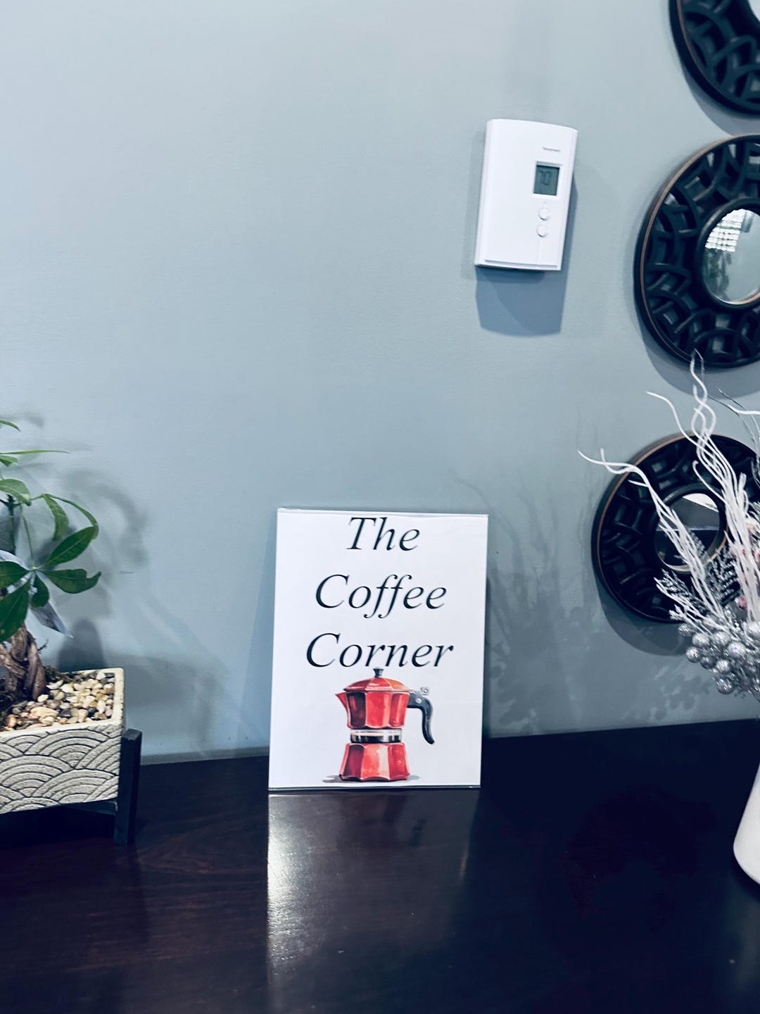 The Coffee Corner Printable Sign | Coffee Bar Wall Art | Kitchen Coffee ...