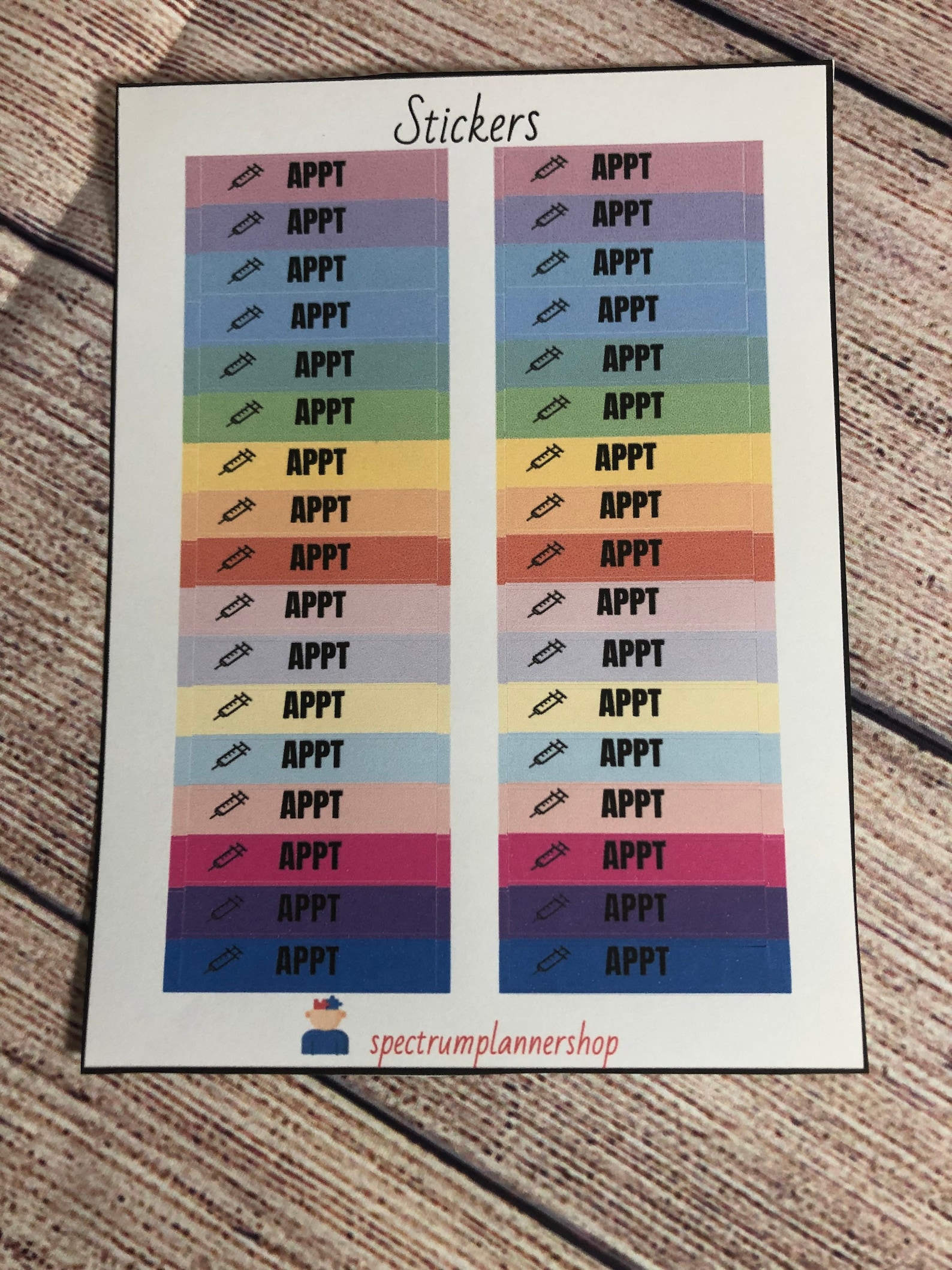 Appointments Stickers/ Appt Stickers /to Do Sticker/reminder Sticker ...