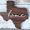 Texas Wooden State Home Sign, Decorative State Decor - Etsy