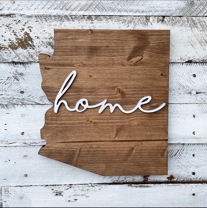 Texas Wooden State Home Sign, Decorative State Decor - Etsy