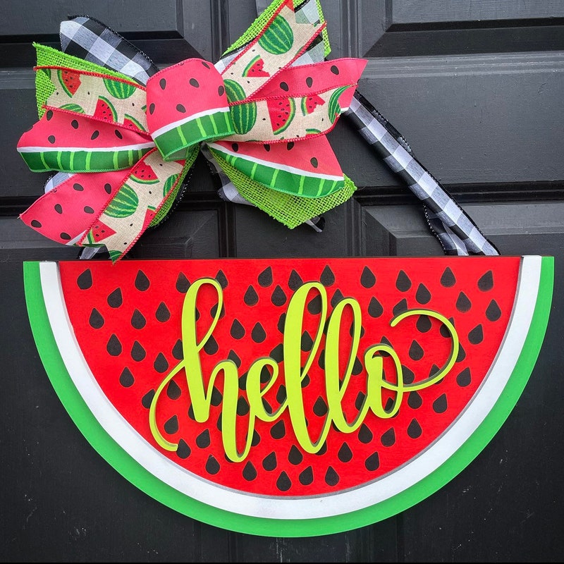 Watermelon Door - Etsy
