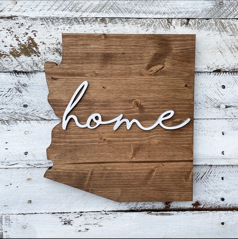 Washington State Wooden Home Sign Decorative State Decor - Etsy