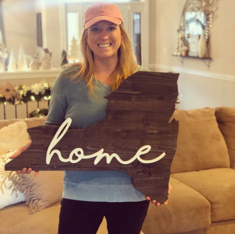 Arizona Wooden State Home Sign, Decorative State Decor - Etsy