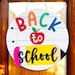 Back to School Door Hanger, Back to School Sign, Back to School Photo ...