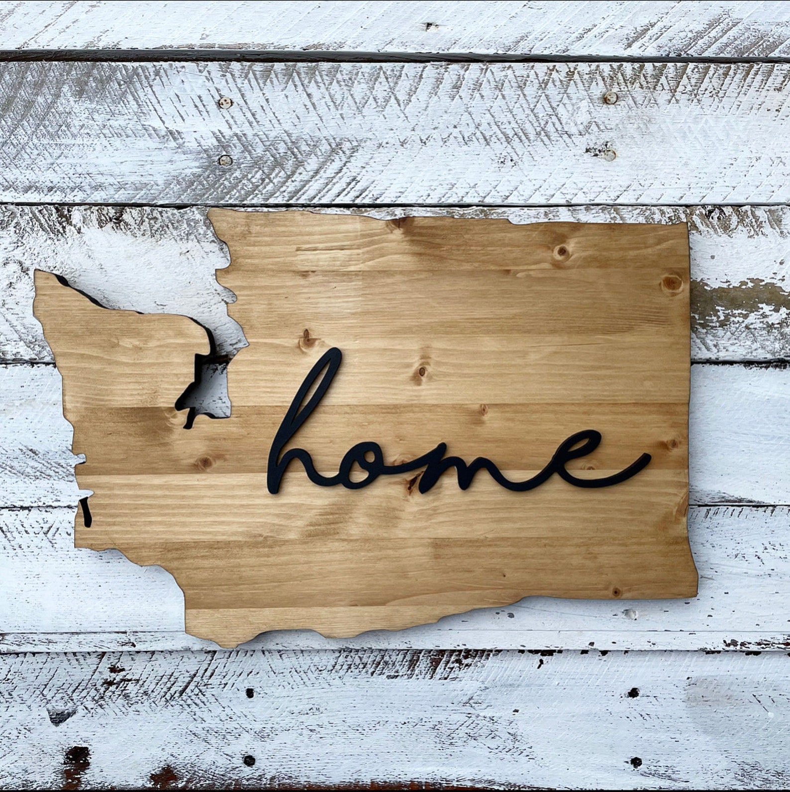 Washington State Wooden Home Sign Decorative State Decor - Etsy