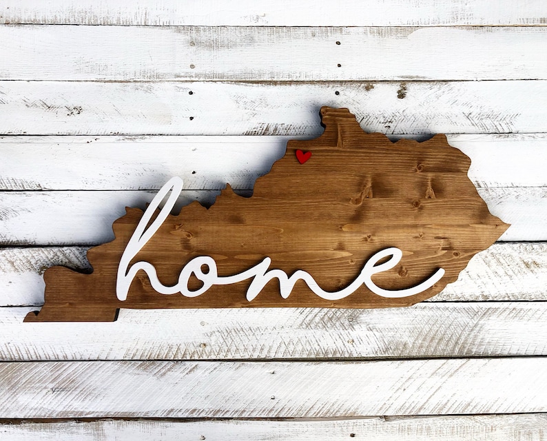 Arizona Wooden State Home Sign, Decorative State Decor - Etsy
