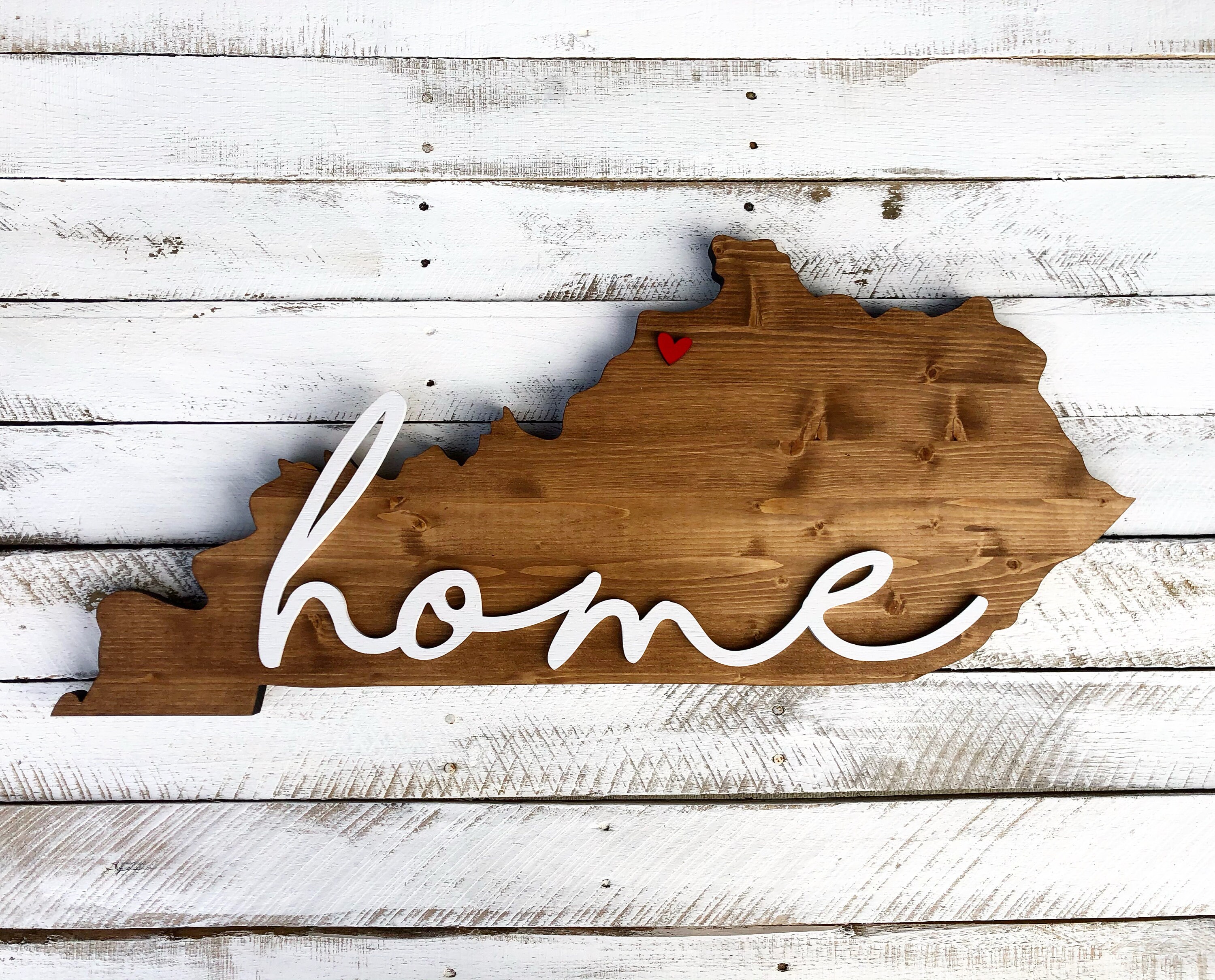 Arizona Wooden State Home Sign, Decorative State Decor - Etsy