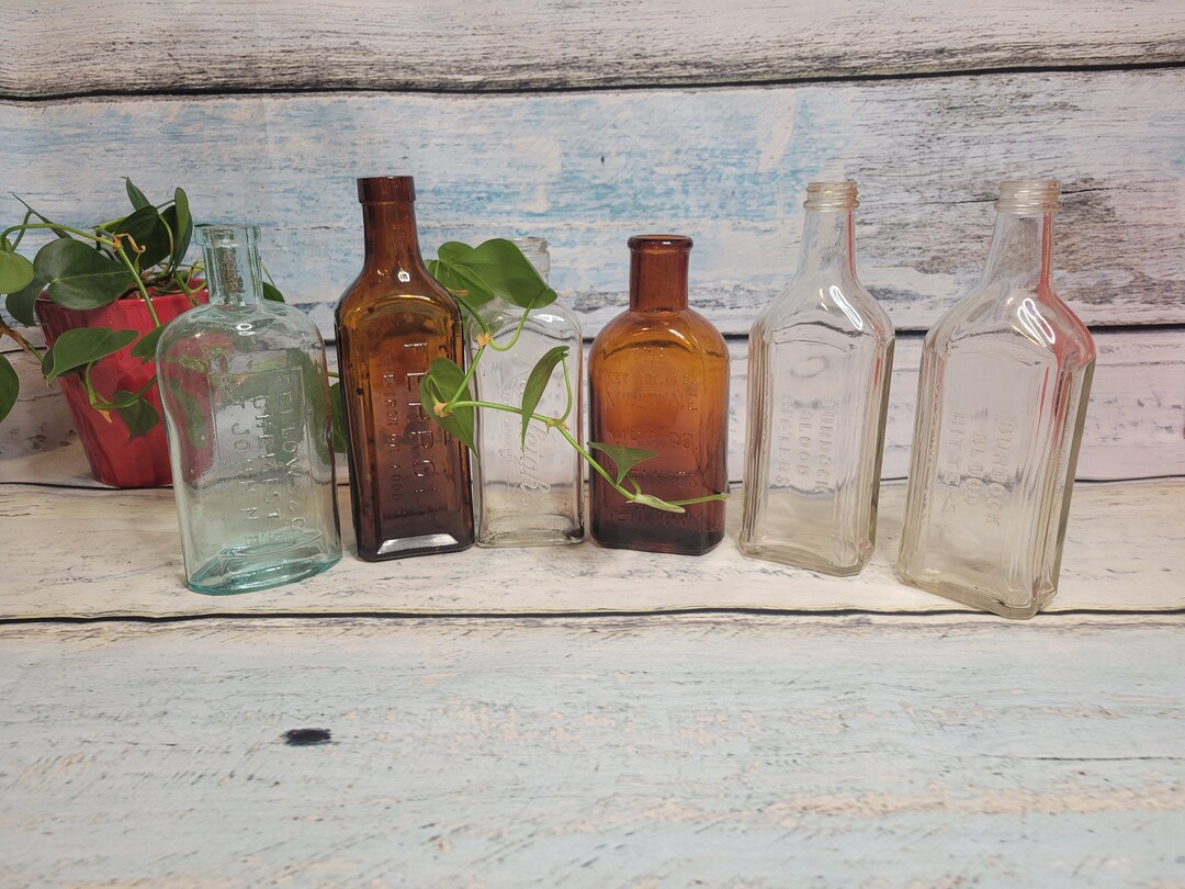 Vintage Bottles || Burdock Blood Bitters || Maltine Chemists New York ...