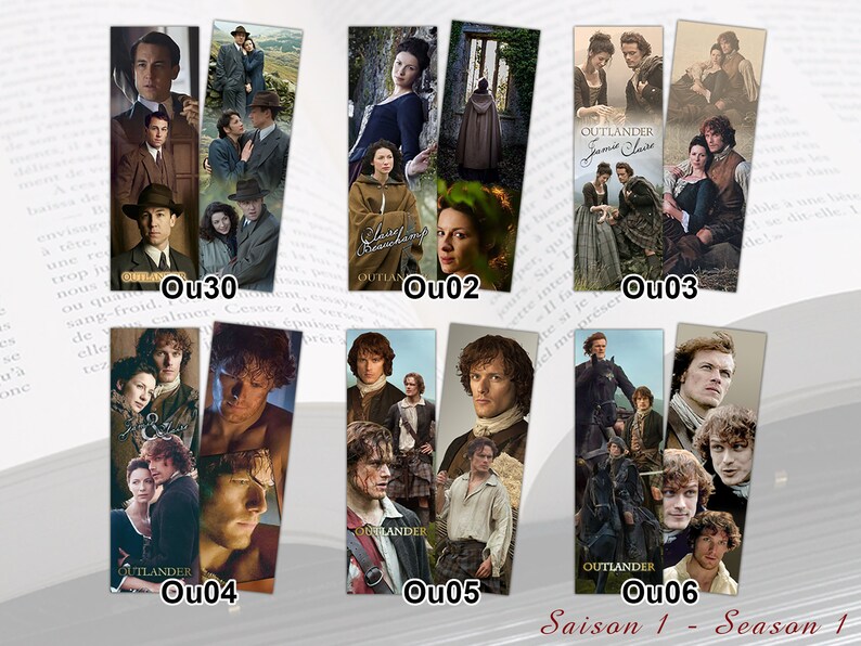 Outlander Bookmarks Bookmarks Scotland - Etsy