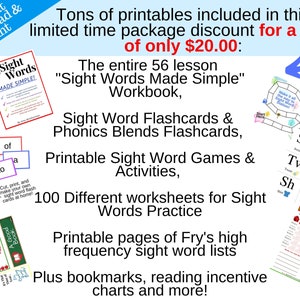 Beginning Reader Bundle - Over 200 Printable Pages Included! - Etsy
