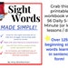 Sight Words Made Simple - A Printable Workbook of 56 Short Daily ...
