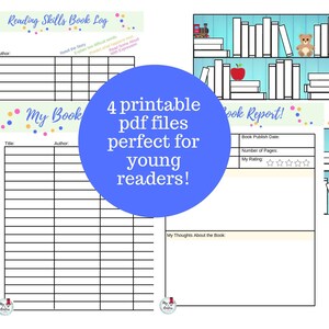 A Kid's Reading Log Bundle *by Mythreereaders - Etsy