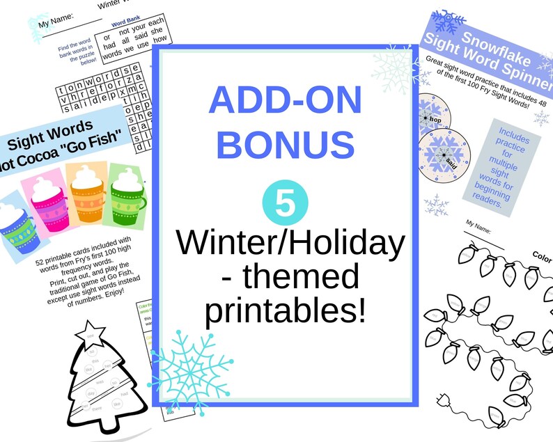 Super Sight Words Activity & Games Bundle (plus Fall, Winter and ...