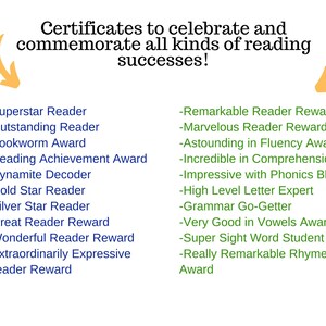 20 Reading Certificates to Encourage Beginning Readers in All Reading ...