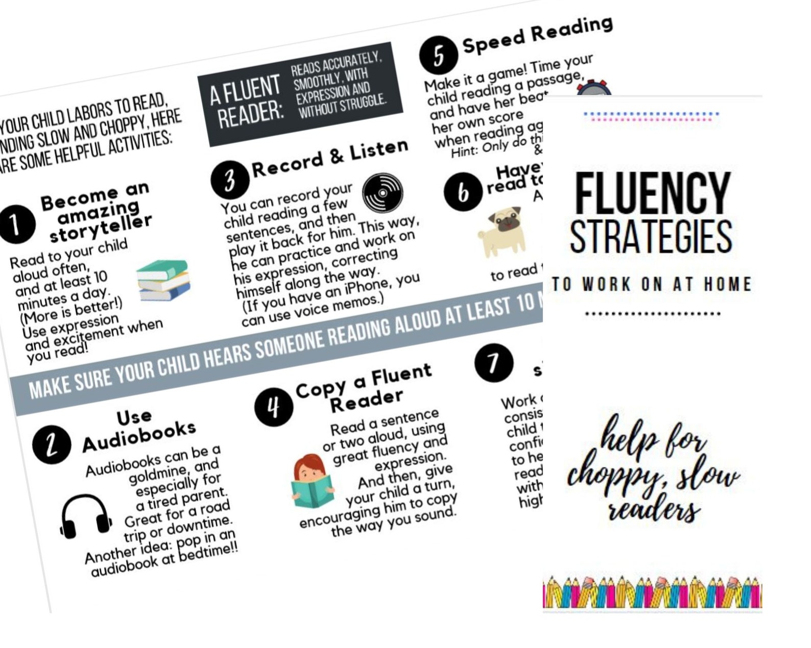 Printable Reading Brochures for Beginning & Struggling Readers ...