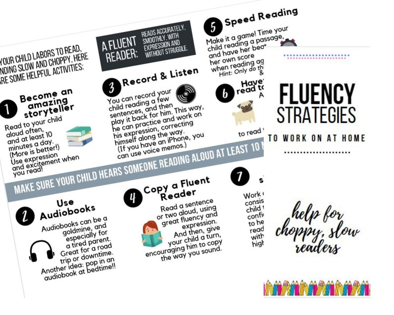 Printable Reading Brochures for Beginning & Struggling Readers ...