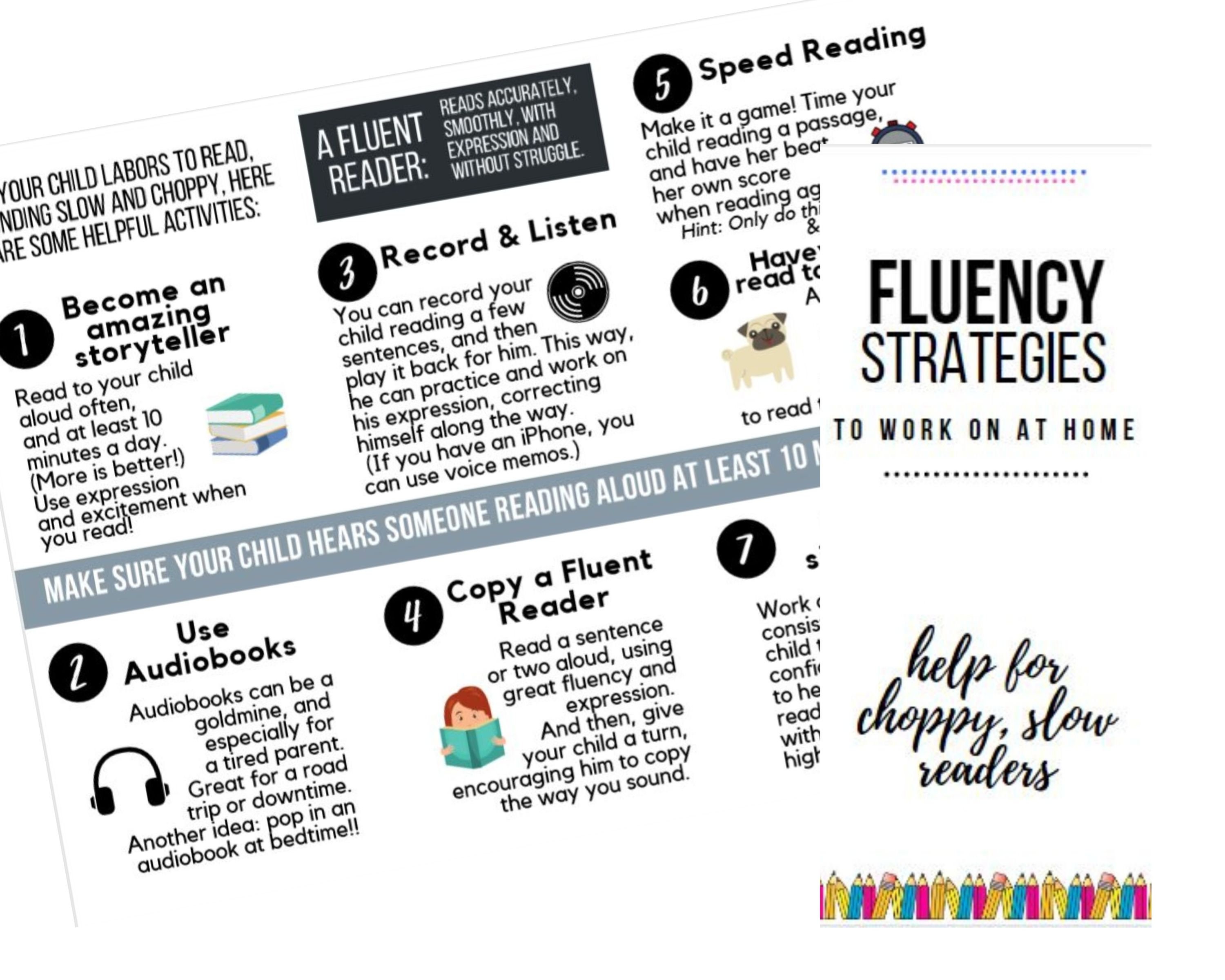 Printable Reading Brochures for Beginning & Struggling Readers ...