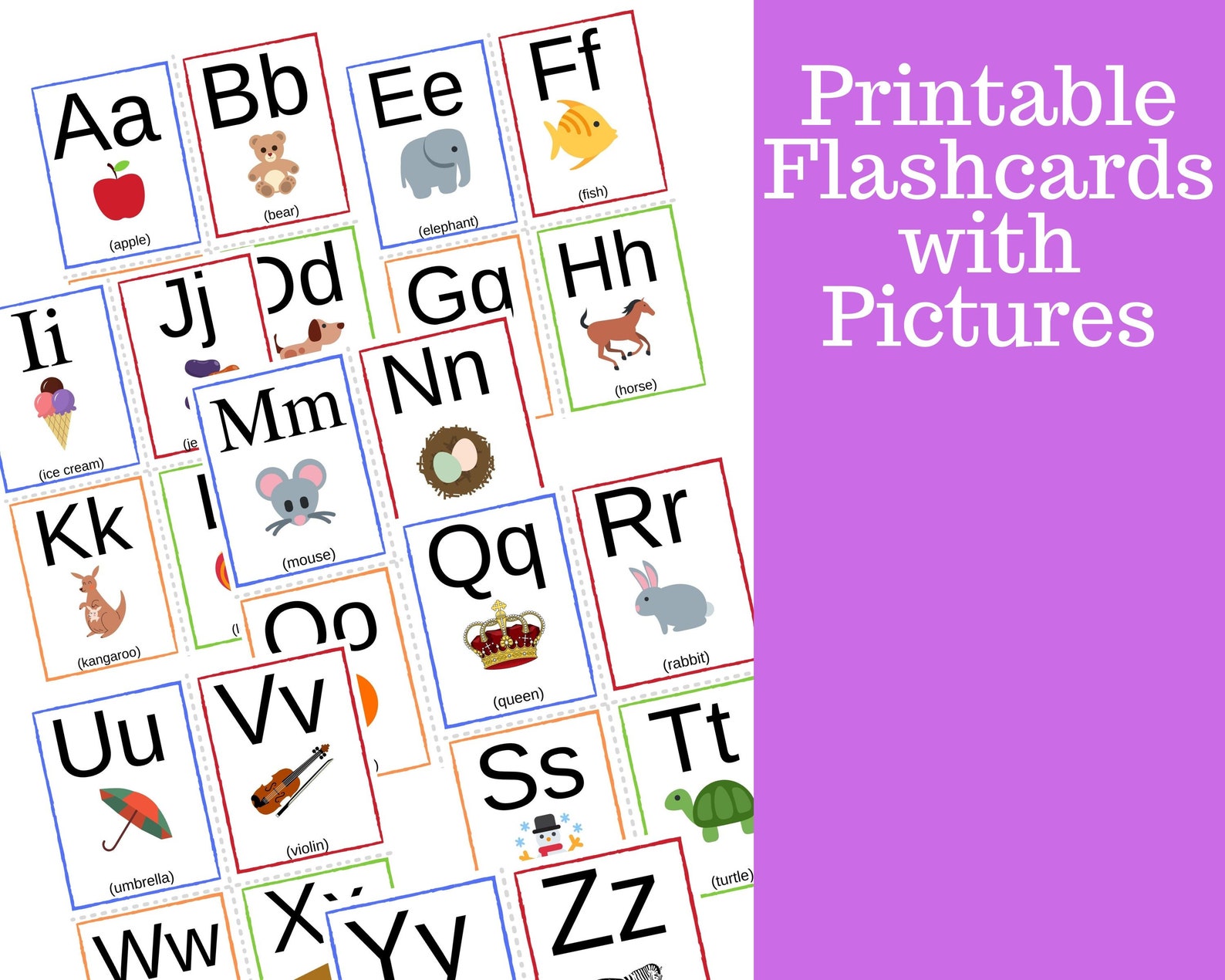 All You Need to Teach the Alphabet Big Printable Bundle - Etsy