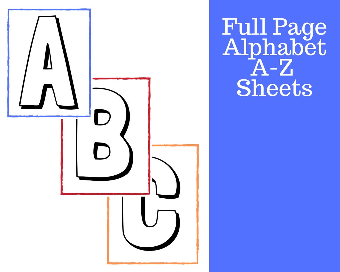 All You Need to Teach the Alphabet Big Printable Bundle - Etsy