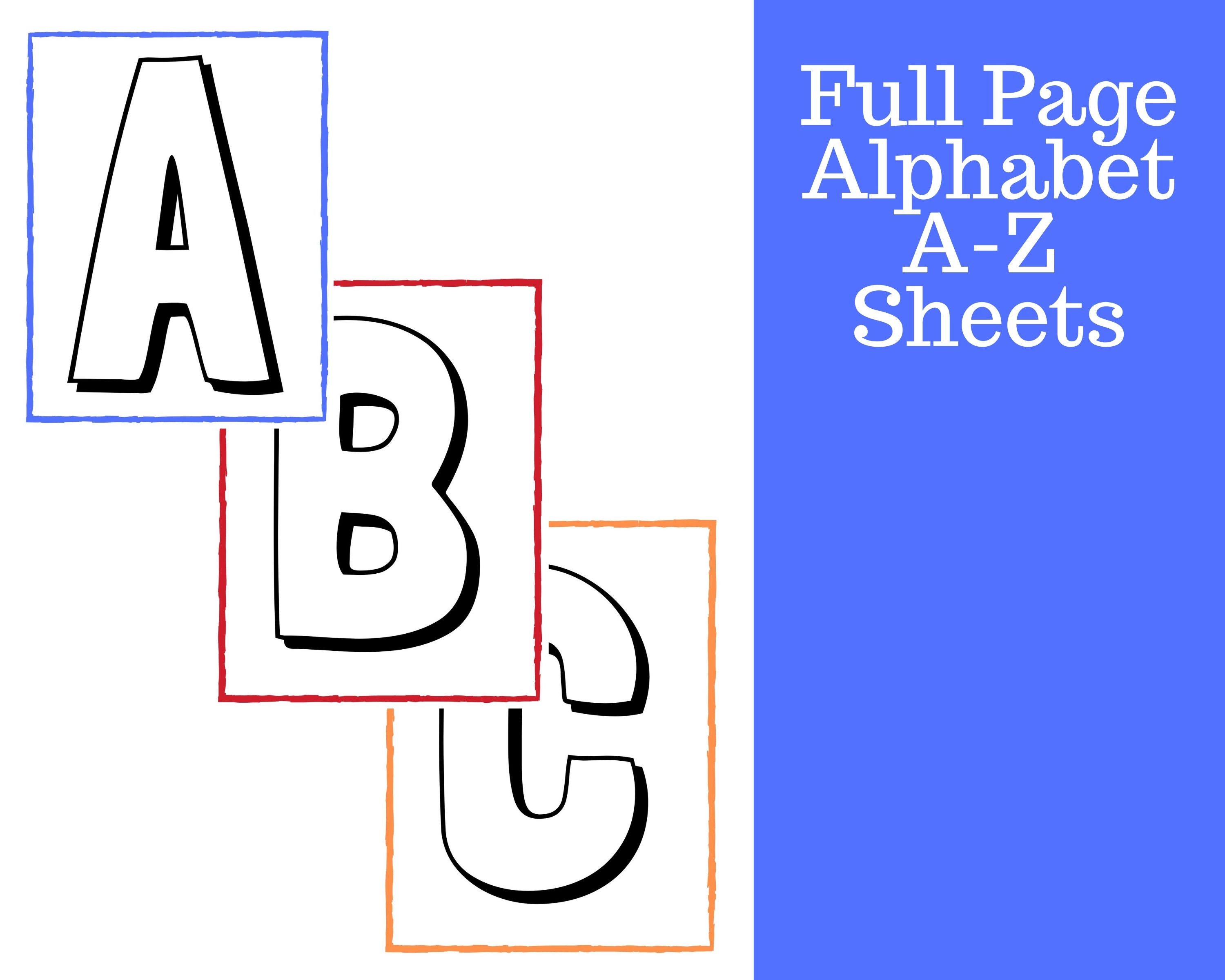 All You Need to Teach the Alphabet Big Printable Bundle - Etsy