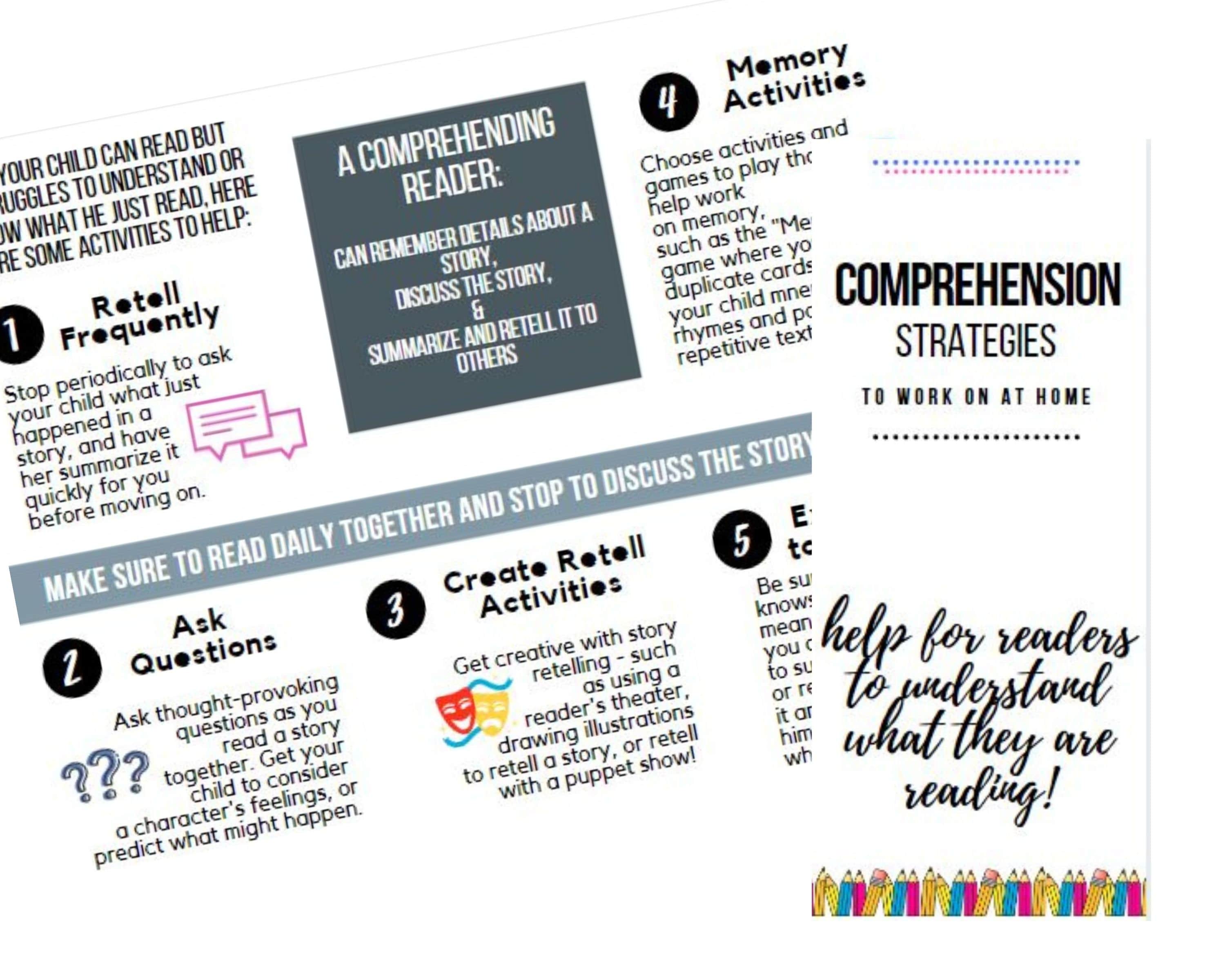 Printable Reading Brochures for Beginning & Struggling Readers ...