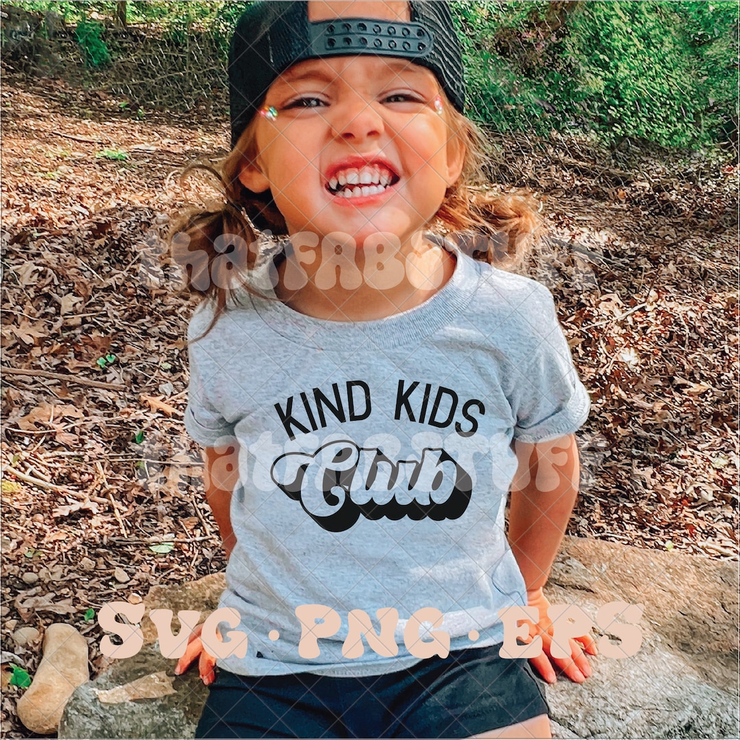 Kind Kids Club Svg, Kind Kids Club Png, Trendy Kids Svg, Trendy Kids ...