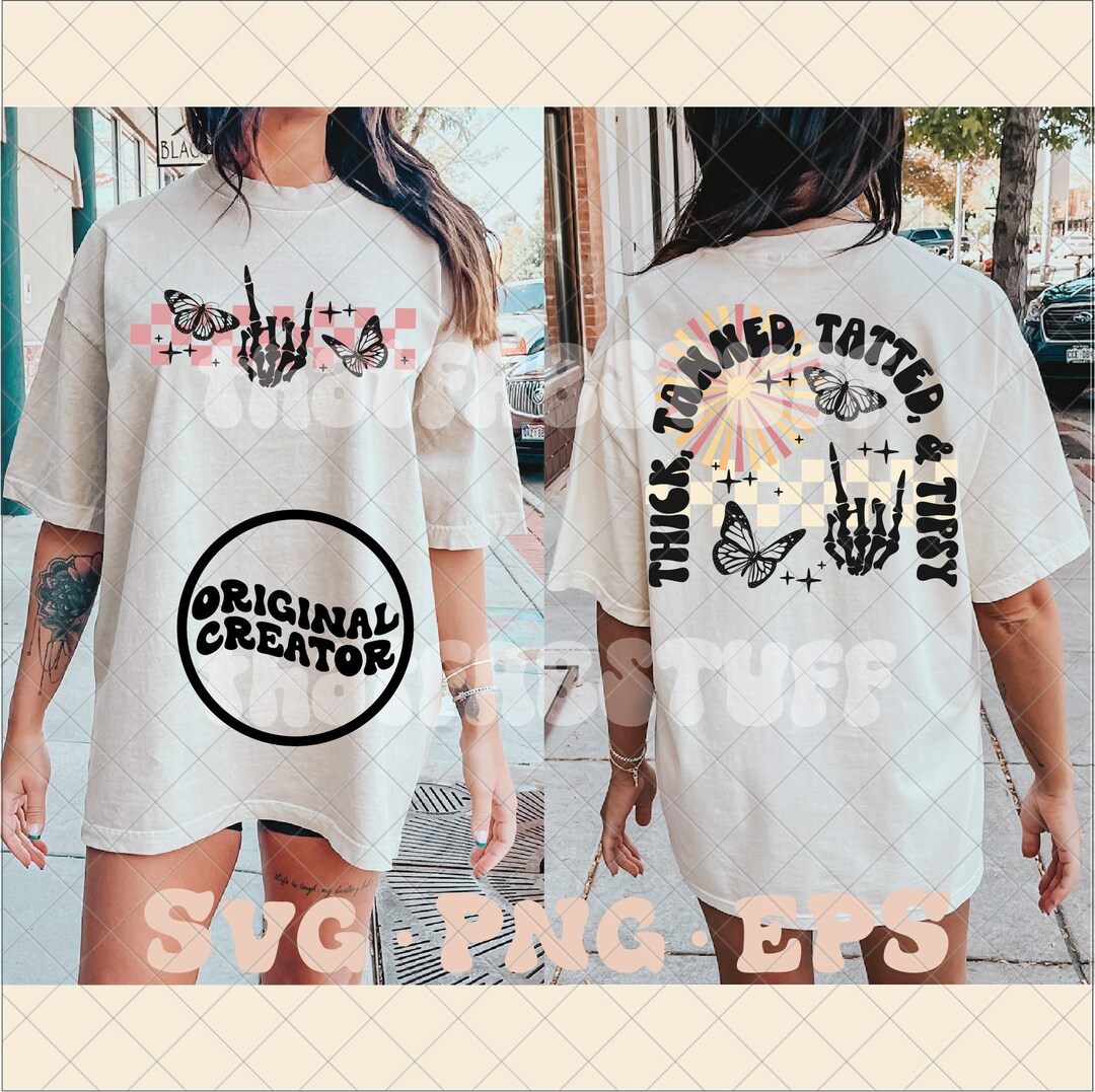 Thick Tanned Tatted and Tipsy SVG, Tanned and Tipsy Svg, Tanned and ...