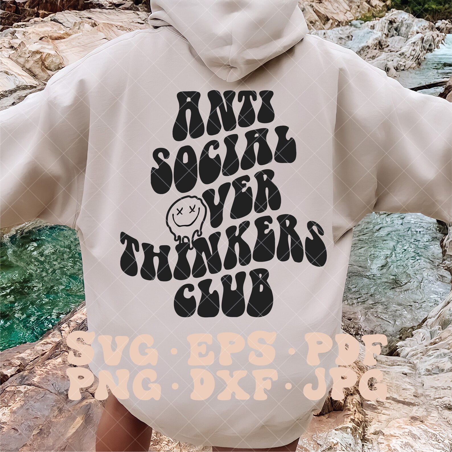 Anti Social Over Thinkers Club Svg Anti Social Social Club - Etsy