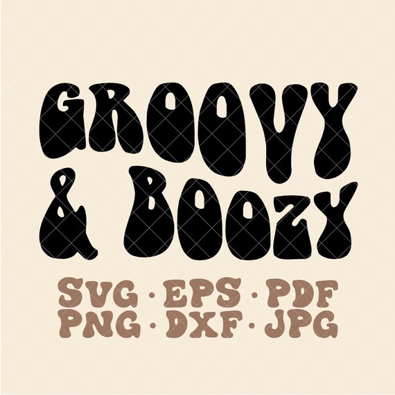Groovy and Boozy SVG Bachelorette Party Svg 70's - Etsy