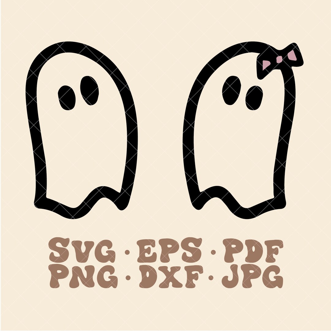 Kids Ghosts Svg, Kids Halloween Svg, Toddler Halloween Svg, Girl Ghost ...