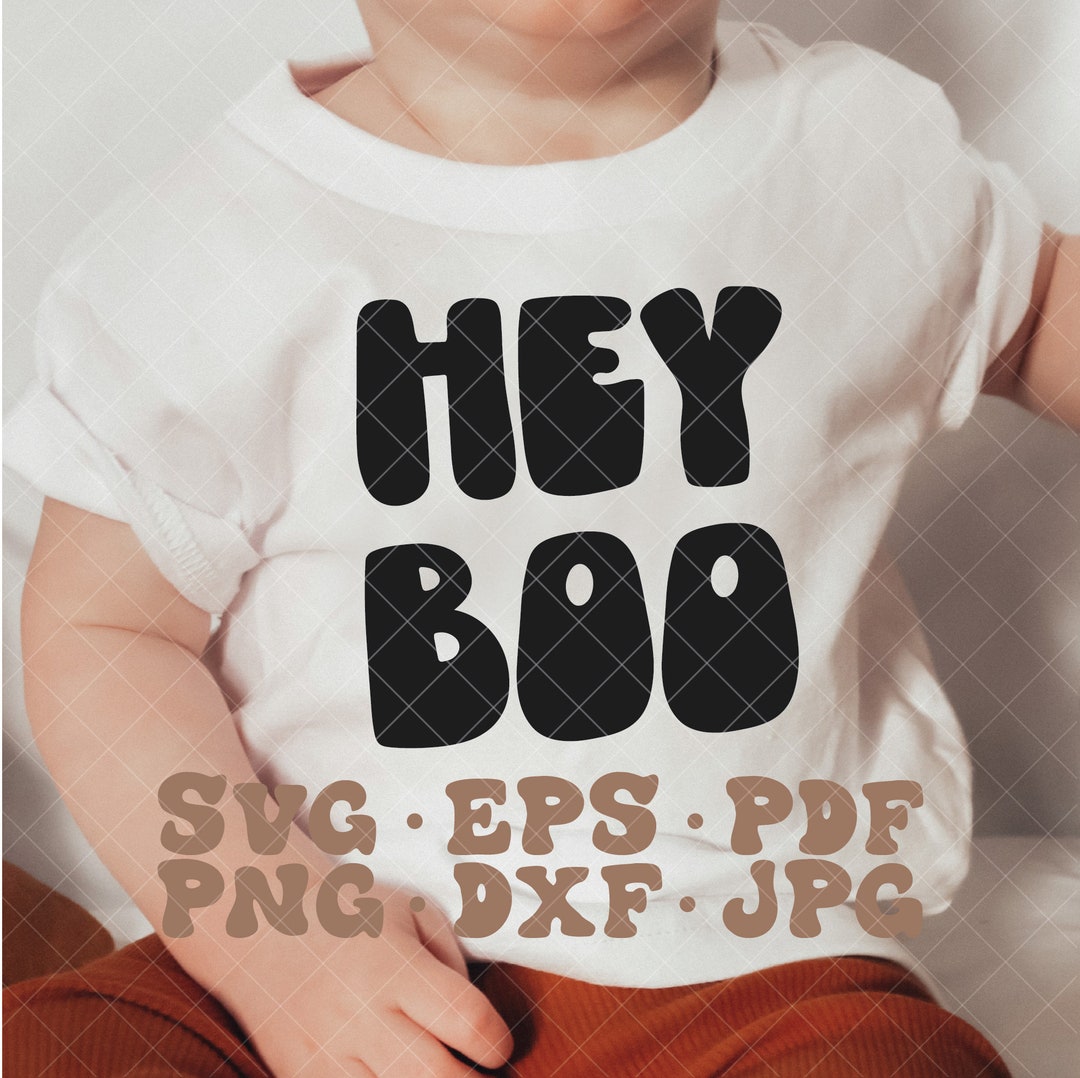 Hey Boo Svg, Kids Halloween Svg, Toddler Halloween Svg, Pumpkin Svg ...