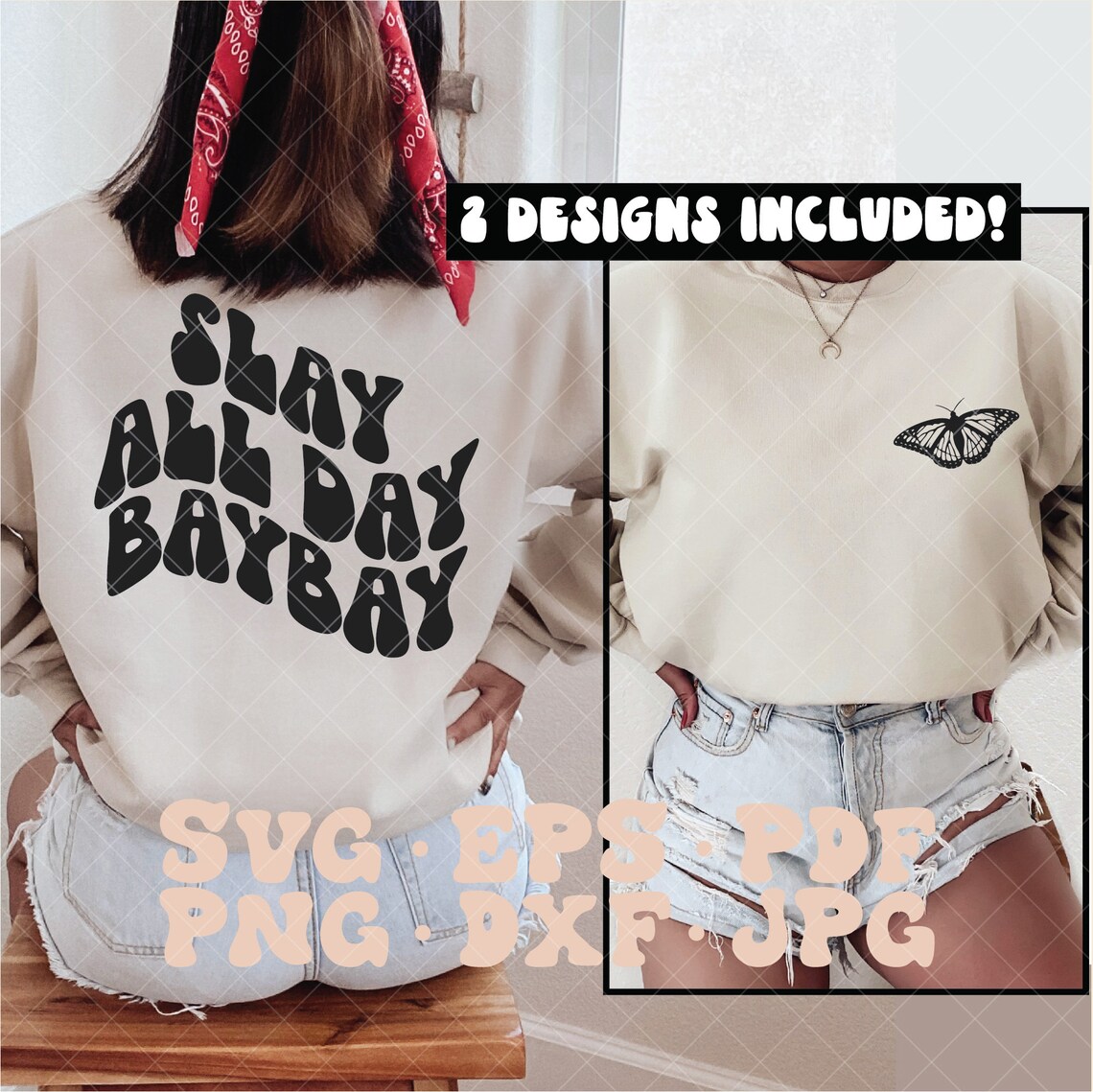 Slay All Day Baybay SVG Slay Svg Slay Png Slay All Day Svg - Etsy
