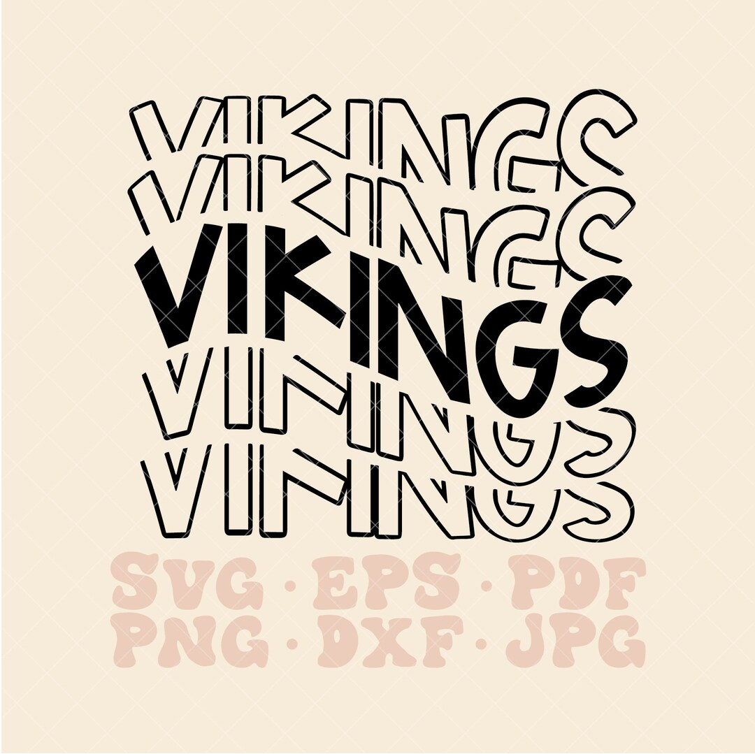 Vkings SVG, Vikings School Mascot Svg, School Spirit Svg, Custom School ...