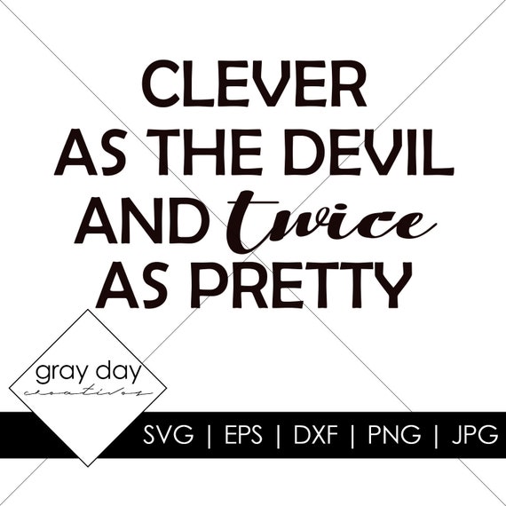 Art & Collectibles Screenprints Clever as the Devil but Twice as Pretty ...