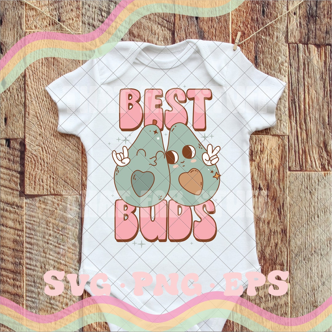 Best Buds Png, Best Buds Dog, Kids Valentines Svg, Avocado Valentine ...