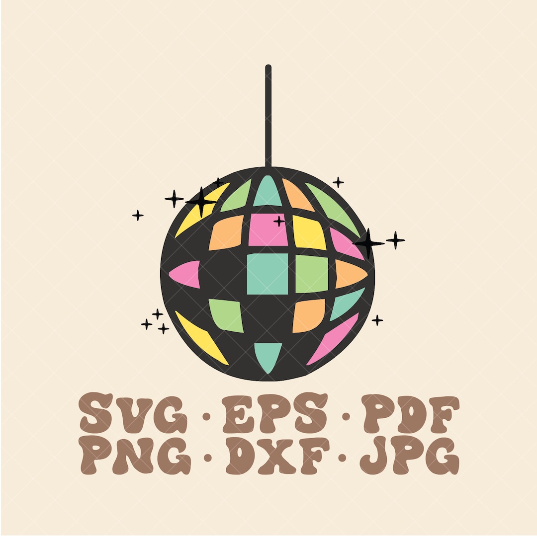 Disco Ball Svg, Disco Svg, Retro Disco Svg, Disco Ball Png, Disco Ball ...