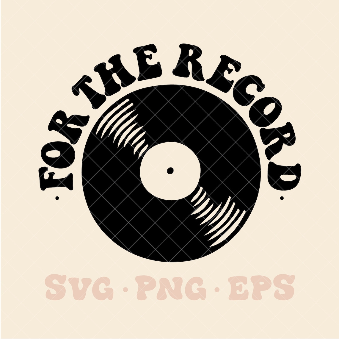 For the Record SVG Sassy Svg Trendy Svg Popular Svg Record - Etsy