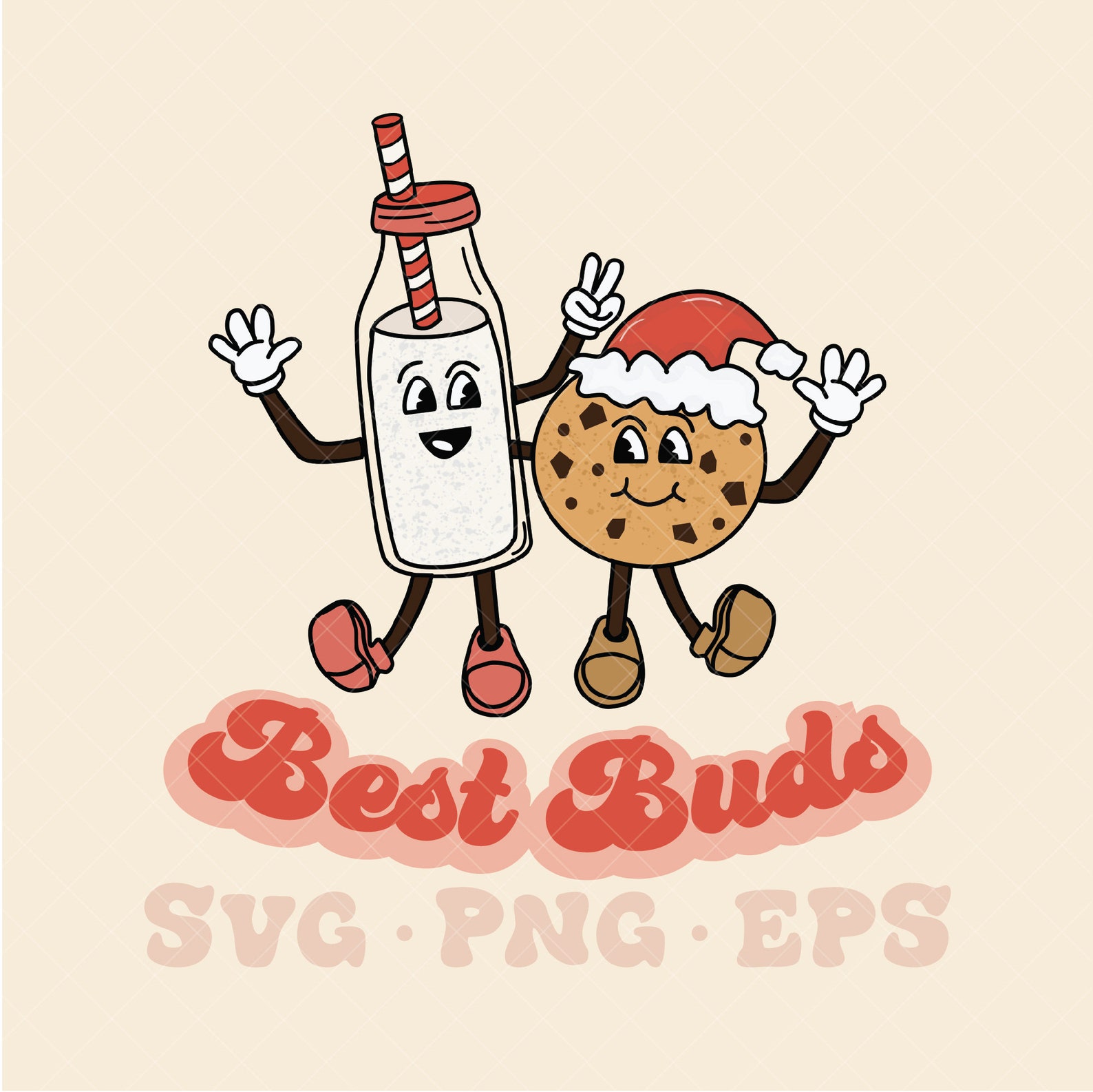Best Buds SVG Best Buds Png Milk and Cookies Svg Milk and - Etsy