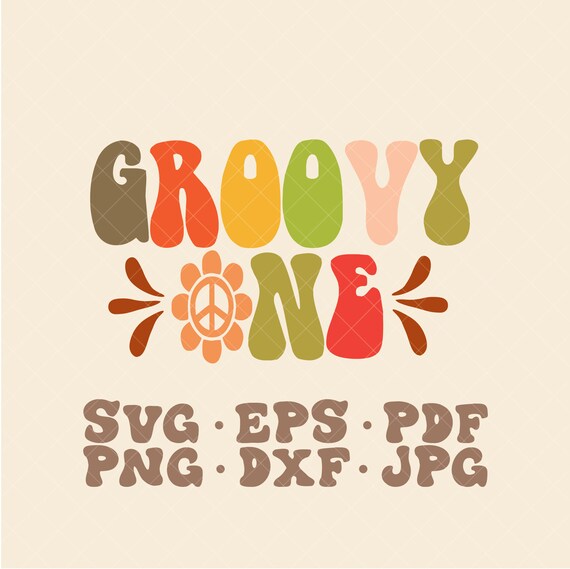 Groovy One SVG Girls Birthday Svg Girls First Birthday Svg - Etsy