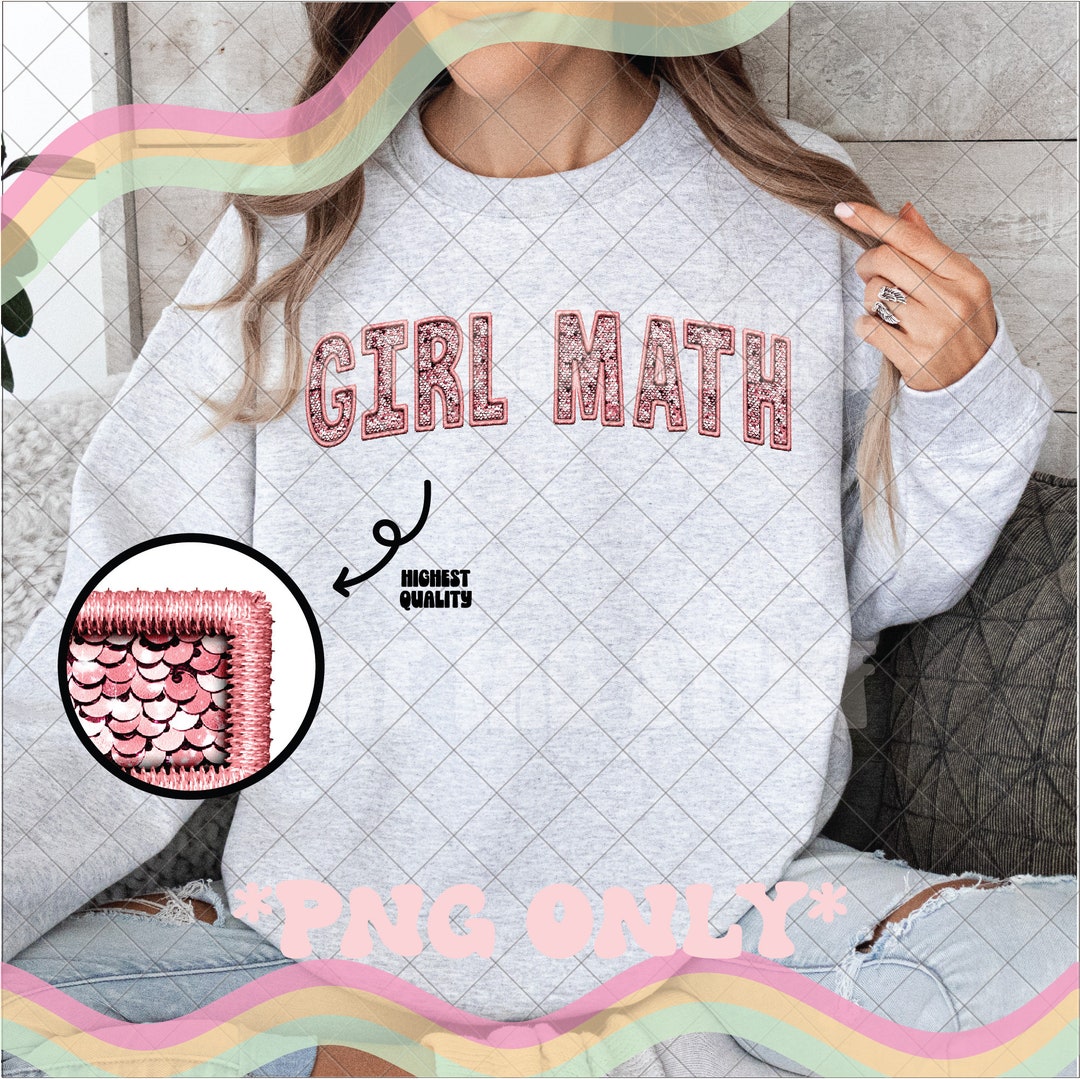 Girl Math Png, Trendy Girly Sublimation Design Png, Trending Popular ...